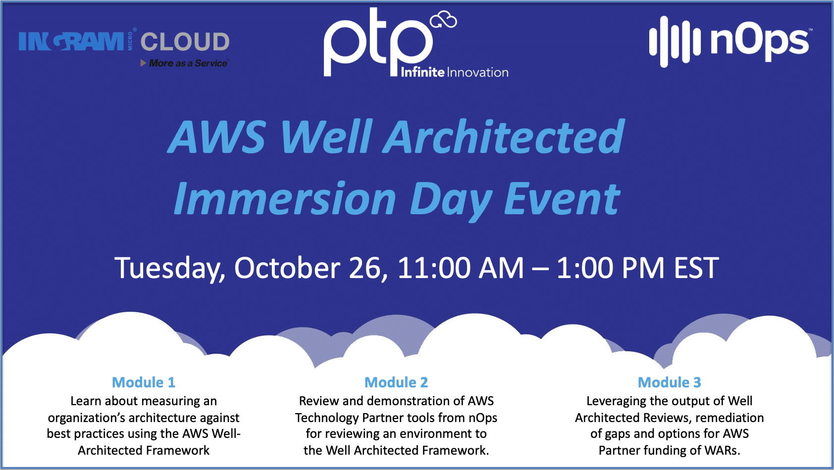 AWS Well Architected Immersion Day with PTP