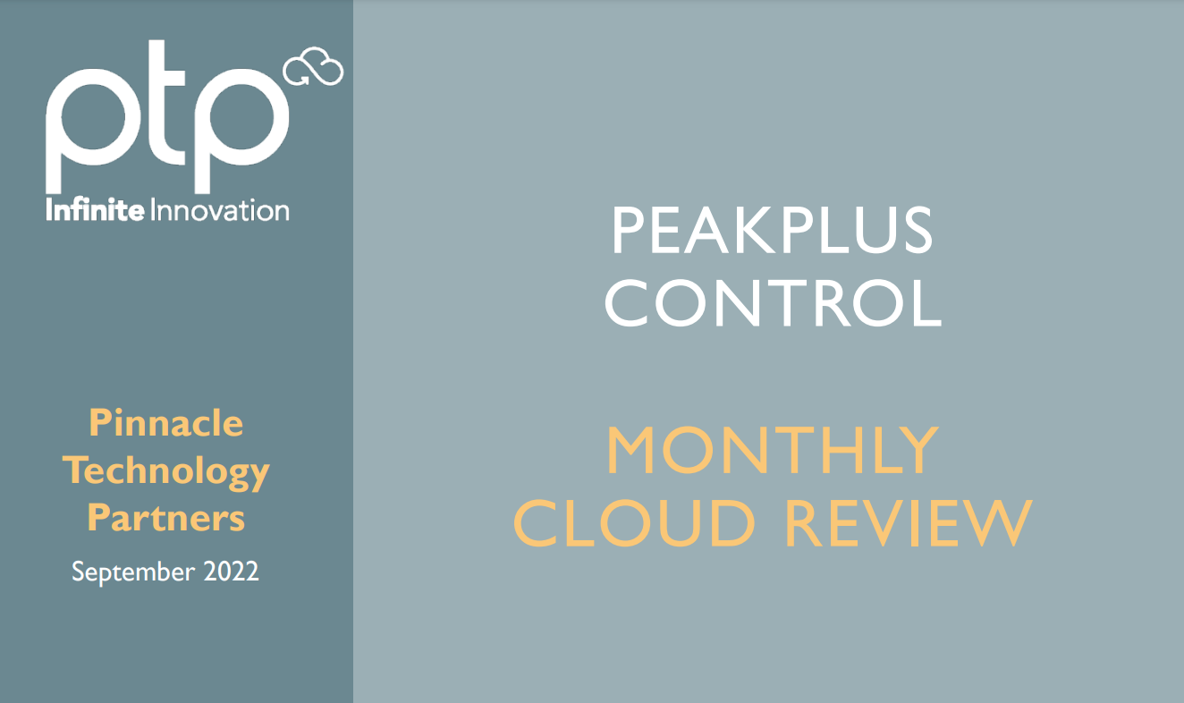 Cloud Cost Optimization Report - PeakPlus™ Services